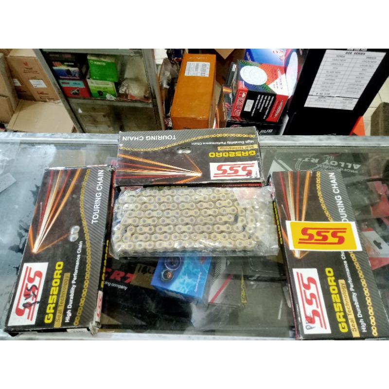 Jual rantai SSS 520 / 110 / 120 /130 Oring 520 oro original sss ...