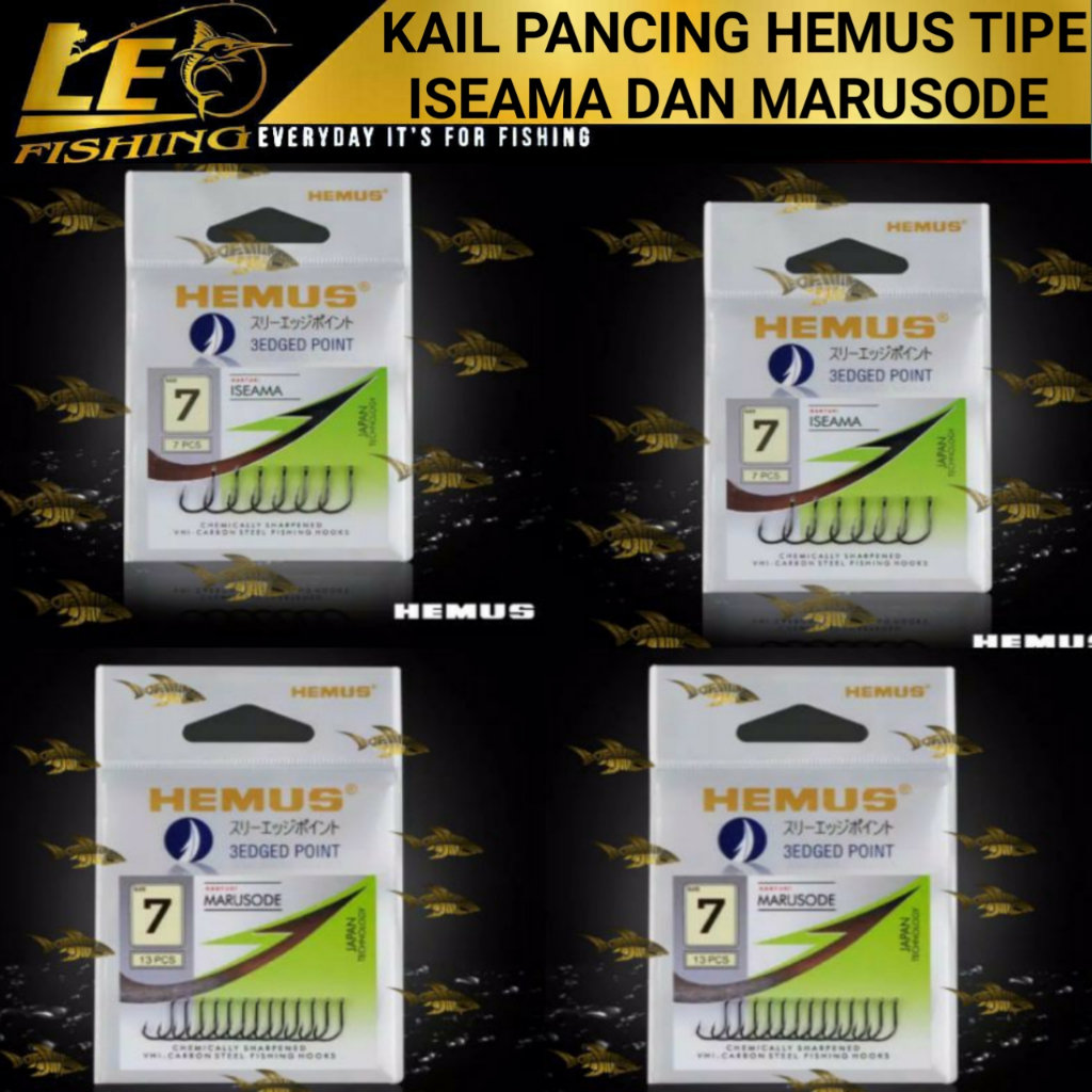 Jual HEMUS KAIL PANCING CARBON STEEL HOOK TERSEDIA TIPE ISEAMA DAN ...