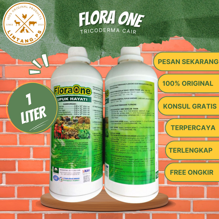 Jual FLORA ONE 1 LITER - FLORA ONE CAIR - TRICODERMA CAIR - PUPUK | Shopee Indonesia