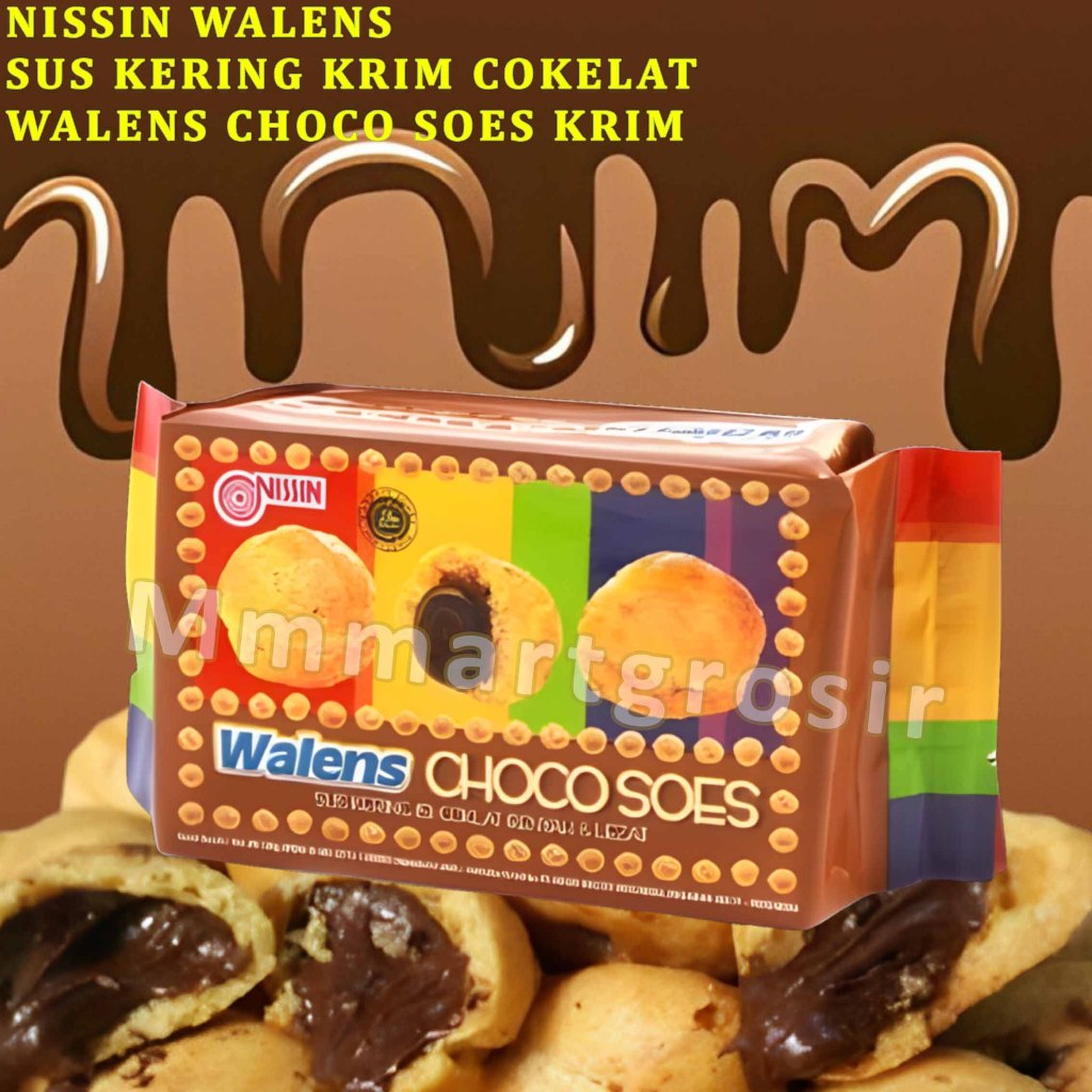 Jual Nissin Walens / Sus Kering Isi Cokelat / Walens Choco Soes / 100gr ...
