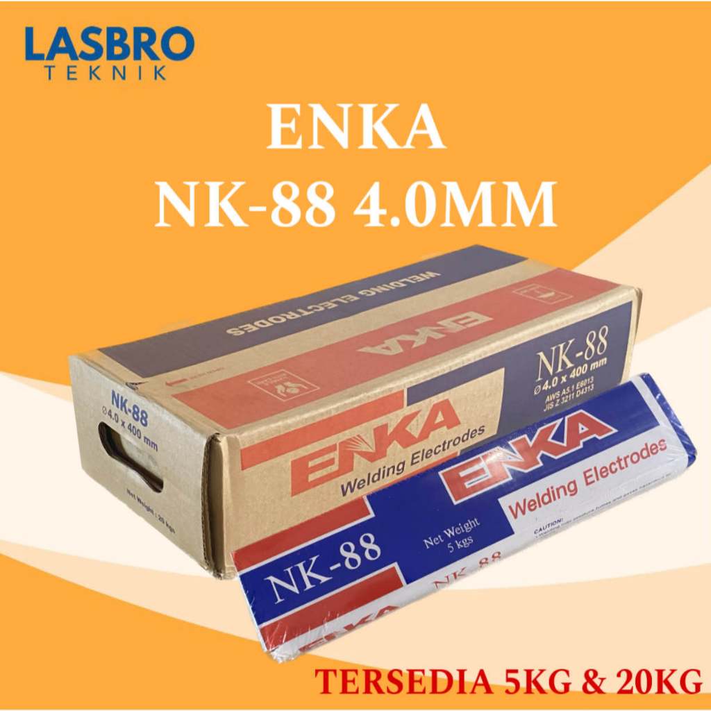 Jual Kawat Las NK-88 4mm E6013 ENKA 6013 NK88 4mm | Shopee Indonesia