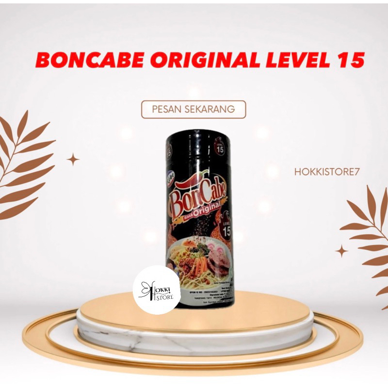 Jual BONCABE ORIGINAL BOTOL 45 GRAM LEVEL 15 SAMBAL TABUR | Shopee ...