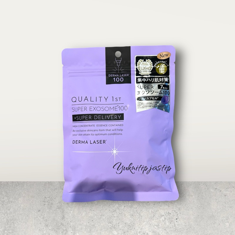 Jual Derma Laser Sheet Mask Masker Jepang Original Super Exosome100 ...
