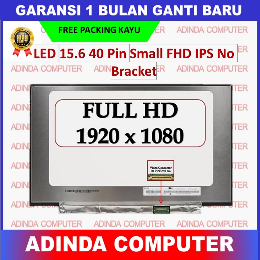 Jual LCD LED MSI BRAVO 15 B5DD 15 ADCR 15 ADDR 15.6 15 Inch 40 Pin ...