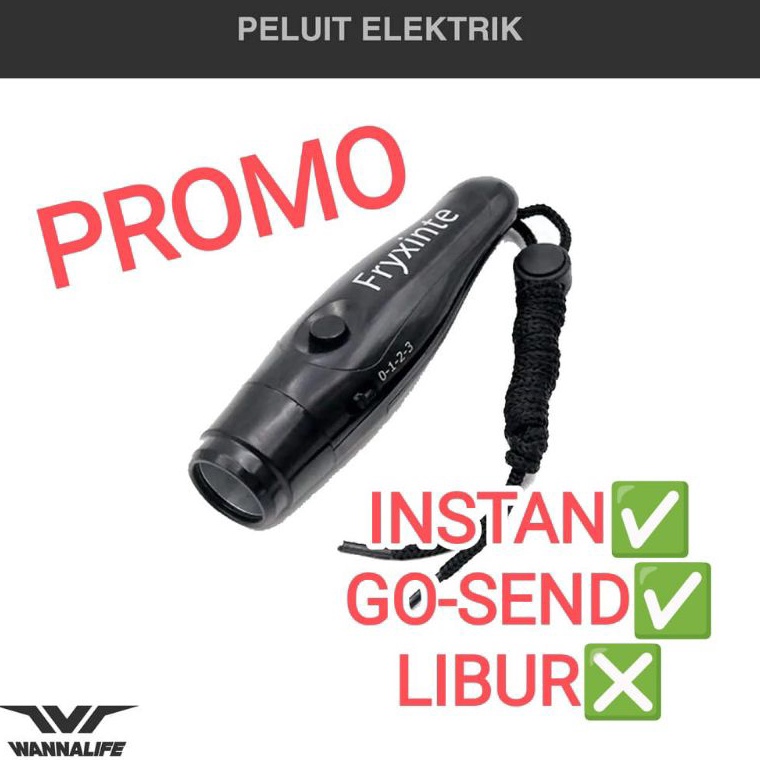 Jual KODE P56V PLUIT ELECTRIC WHISTLE SHARP 125DB 3 MODE SUARA PELUIT ...