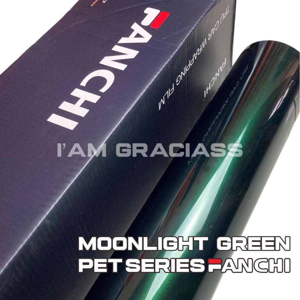 Jual Moonlight Green fanchi pet series sticker scotlet motor hitam ...