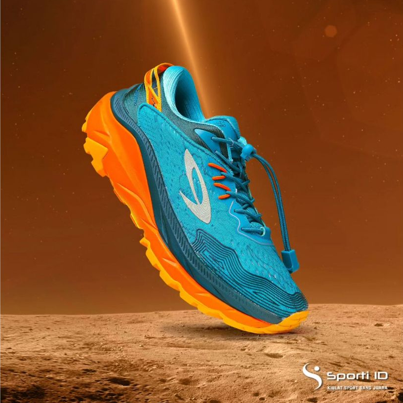 Jual Sepatu Trail Running 910 Yuza Mars Jezero - Teal Orange Kuning ...