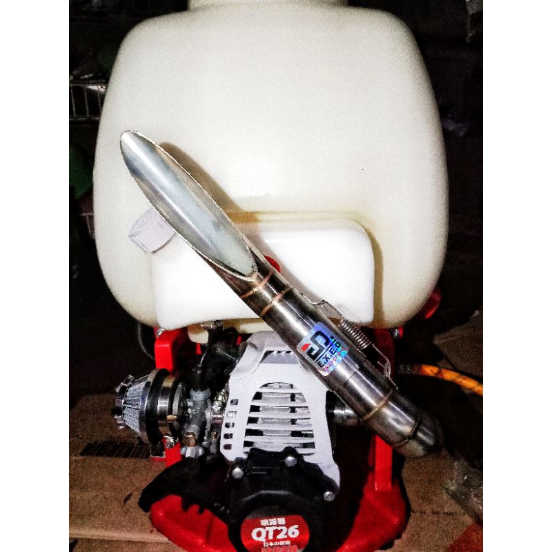 Jual KNALPOT MESIN SEMPROT RACING THAILAND SPRAYER TU26 STAINLESS MODEL ...