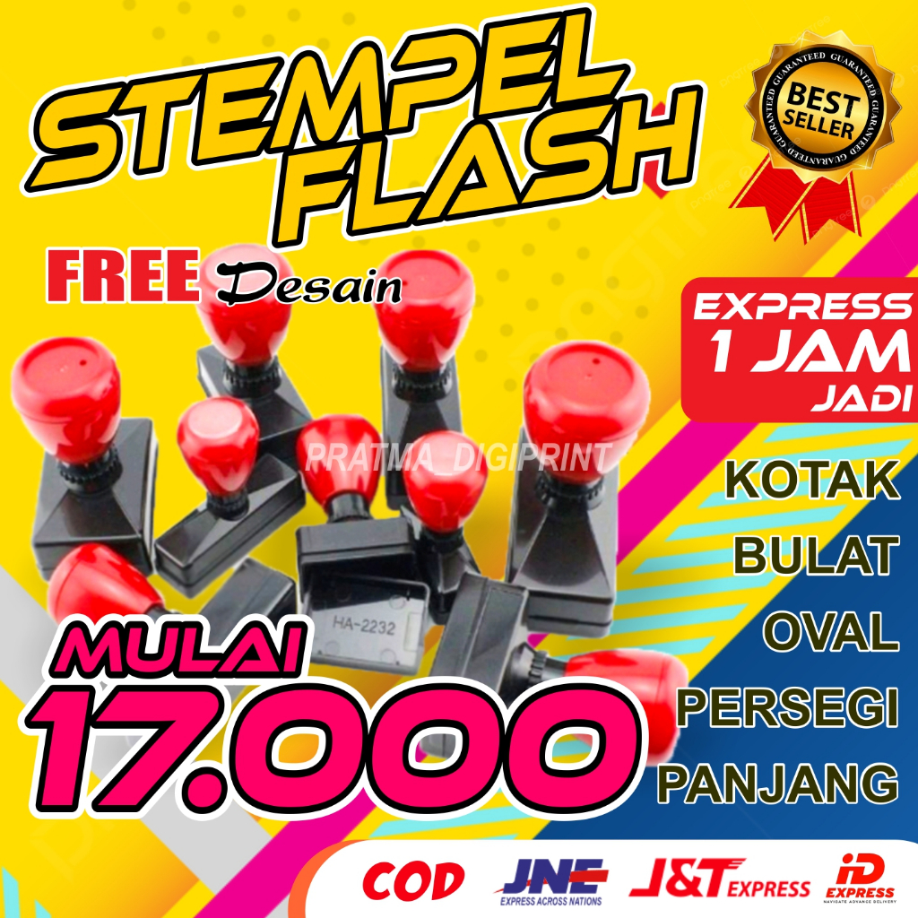 Jual Stempel Flash/Otomatis/Warna Termurah | Shopee Indonesia