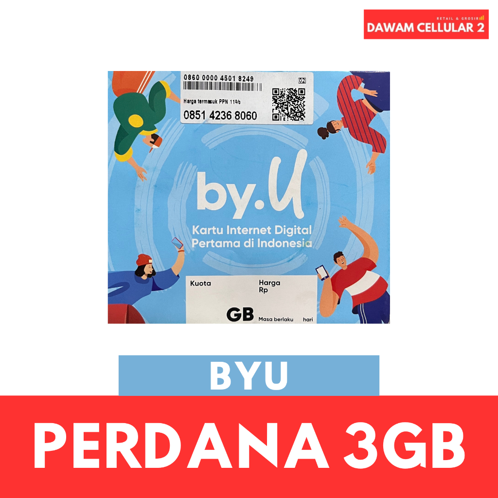 Jual PERDANA BYU 3GB NASIONAL (SEGEL) | Shopee Indonesia