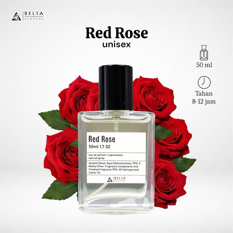 Jual Delta Perfume Official | Red Rose - Minyak Wangi Wanita Tahan Lama ...