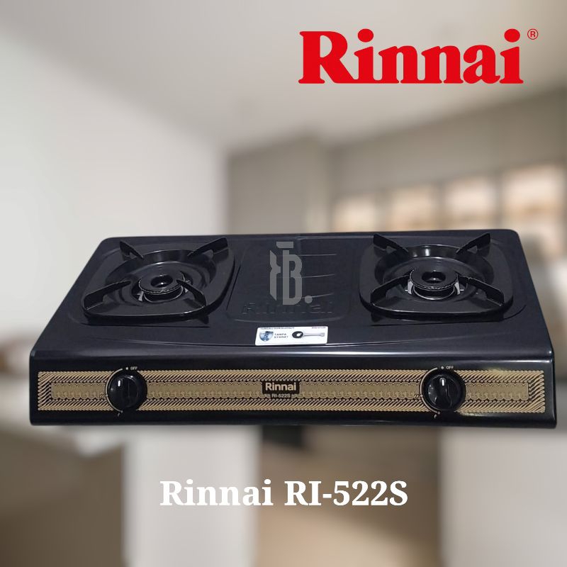 Jual Rinnai RI-522S Kompor Gas 2 Tungku Teflon Black Matahari | Shopee Indonesia