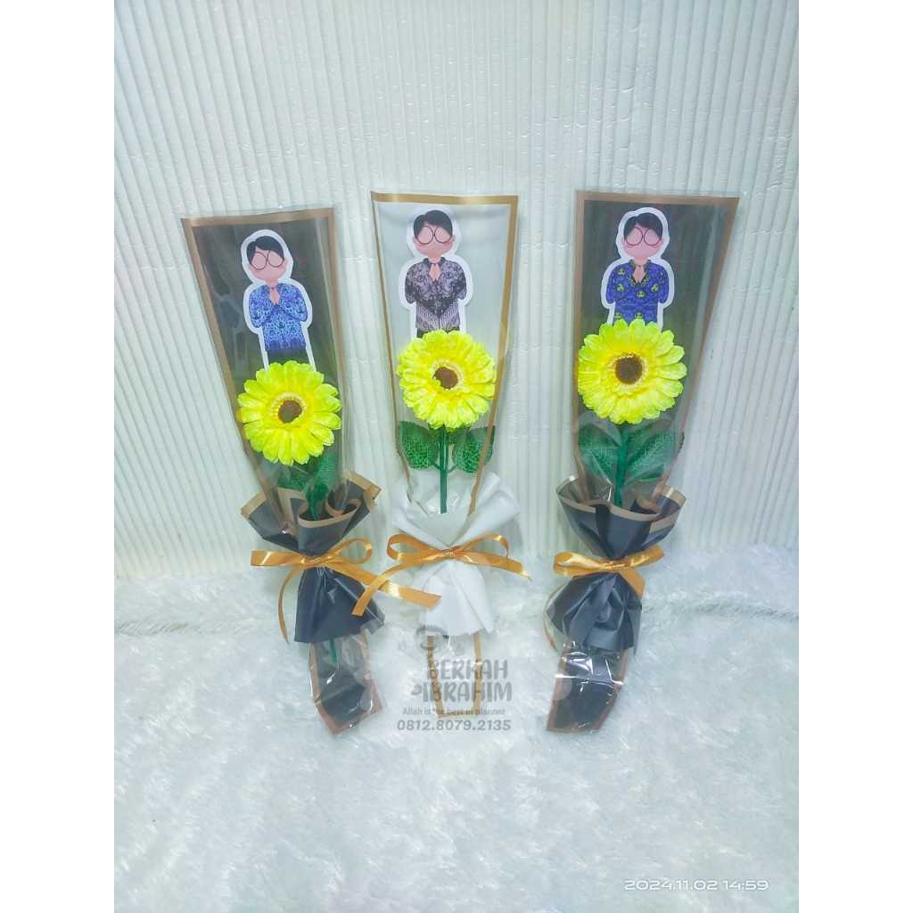 Jual 017|| SINGLE ROSE SINGLE FLOWER UNTUK HARI GURU LAKI-LAKI PRIA ...