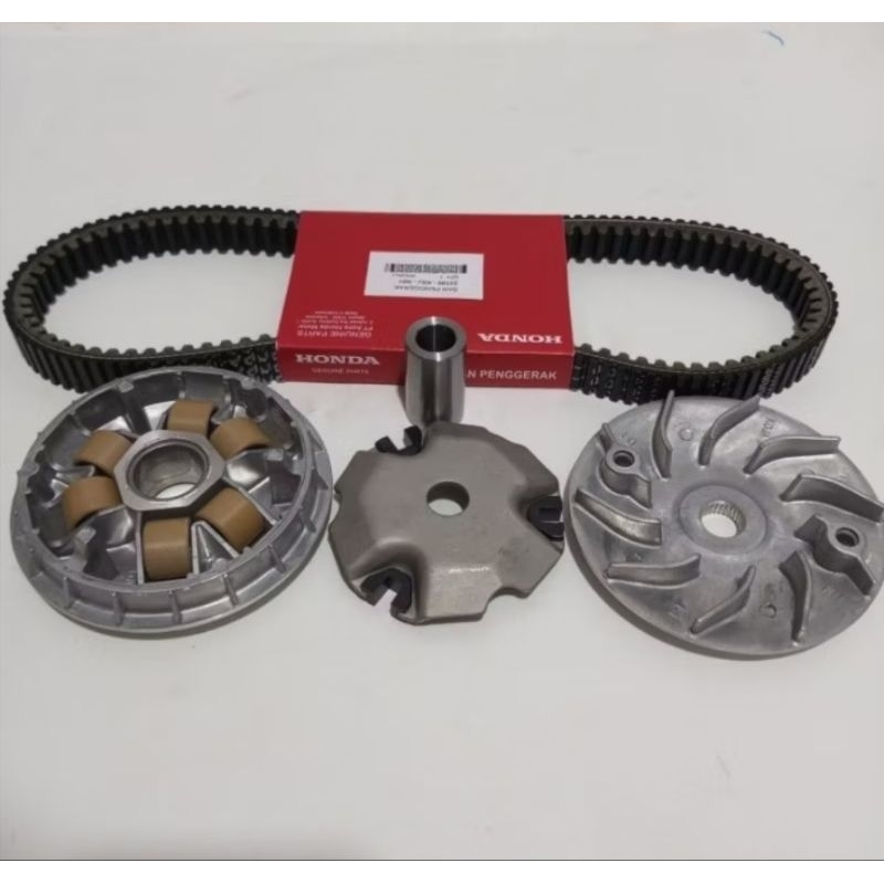 Jual Paket CVT KOJ Rumah Roller Assy+Vanbelt+Kipas Beat Fi New Beat New Led Beat Deluxe Beat ...