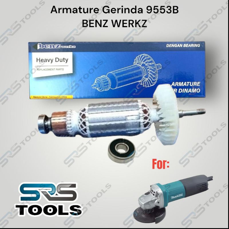 Jual BENZ WERKZ Armature Gerinda Listrik 9553 B - Angker Rotor Gurinda ...