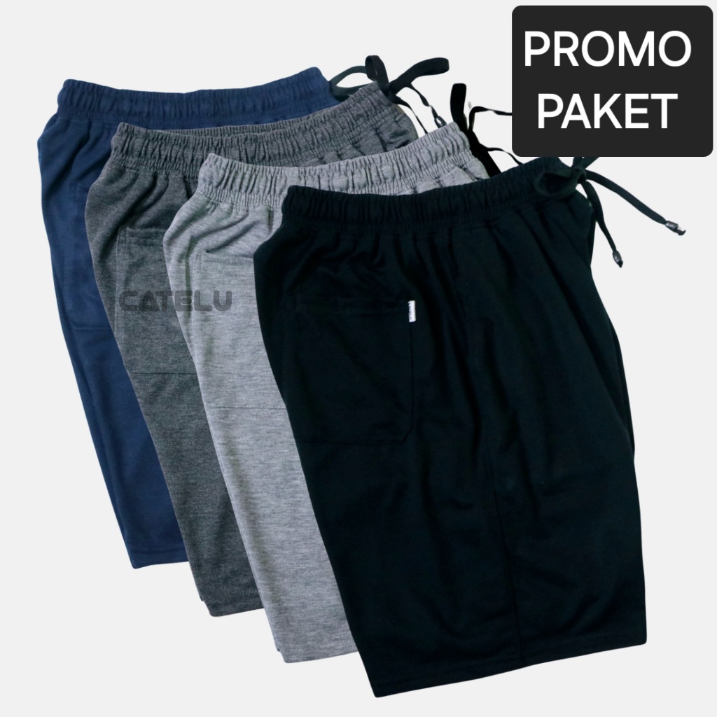Jual Paket Celana Pendek Pria Wanita Santai Alby Short Pants Celana ...