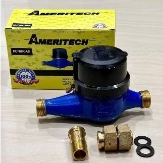 Jual Ameritech meteran air pdam besi 7 digit SNI water meter 7 angka ...