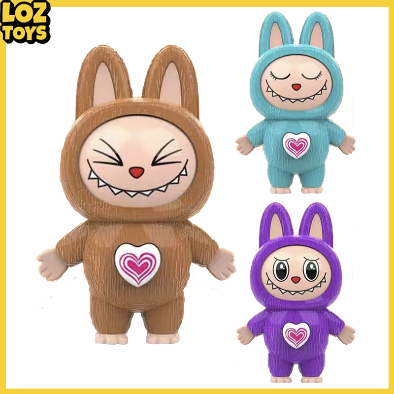Jual LOZTOYS Boneka Face Changing LucuToy Labubu Face Ganti KeyChain ...