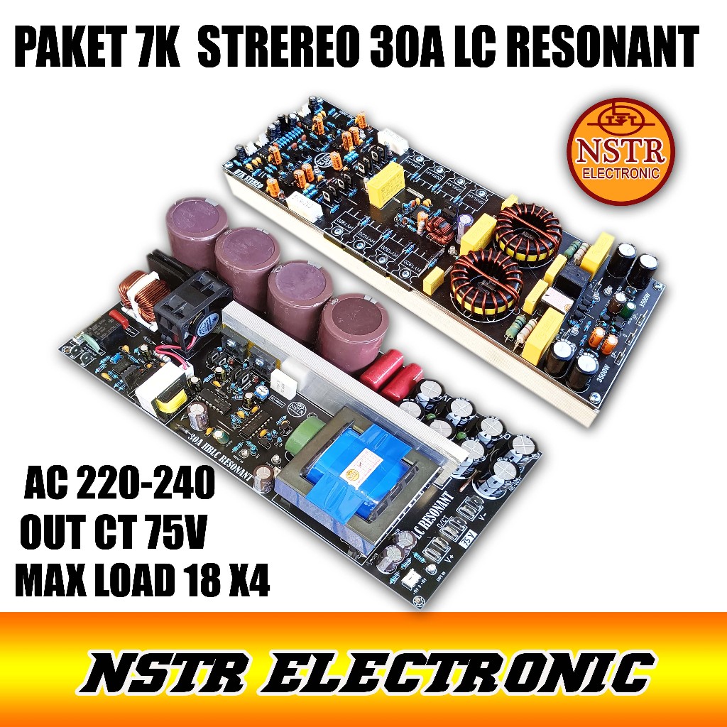 Jual PAKET D7K STEREO DAN SMPS 30A LC RESONAN | Shopee Indonesia