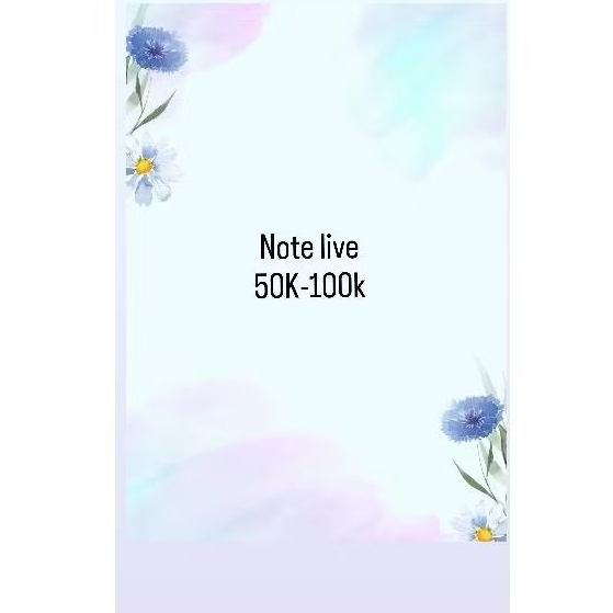 Jual NOTE LIVE 50K-100k | Shopee Indonesia