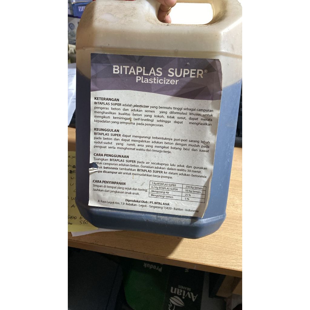 Jual SIKA CONCRETE ADDITIVE 5 L CAIRAN PENGERAS BETON PENGERAS COR ...