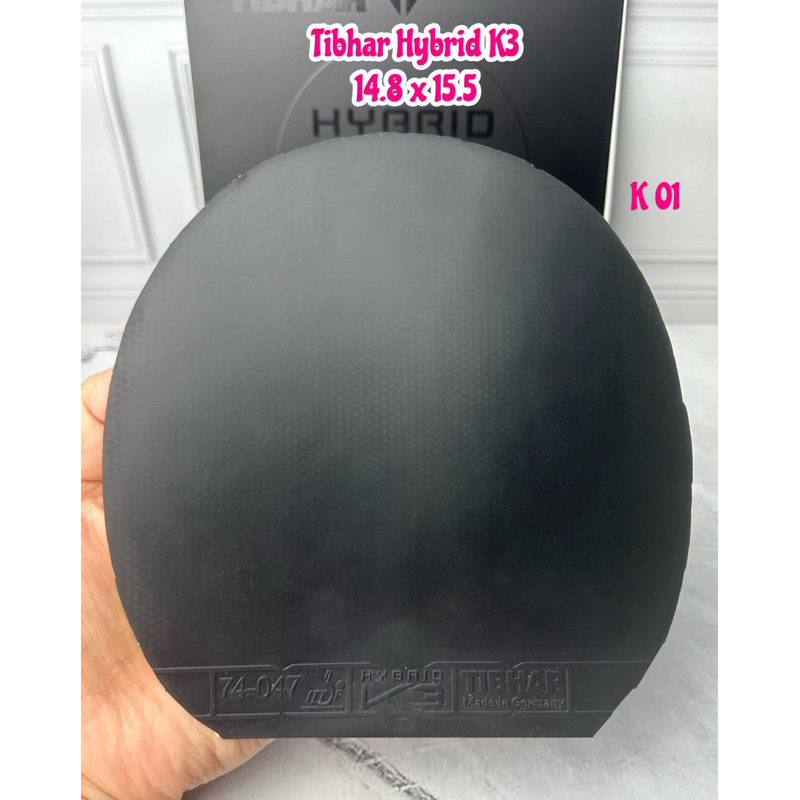 Jual second karet tenis meja pingpong tibhar hybrid k3 warna hitam | Shopee Indonesia