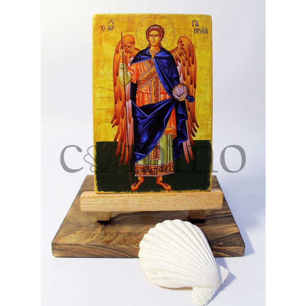 Jual Ikon Malaikat Gabriel | Jubah Putih Coklat | Malaikat Agung ...