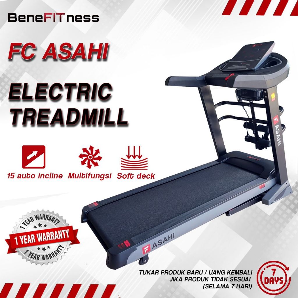 Jual Treadmill Portable Elektrik Lipat FC Asahi & Tokyo - Alat Fitnes ...