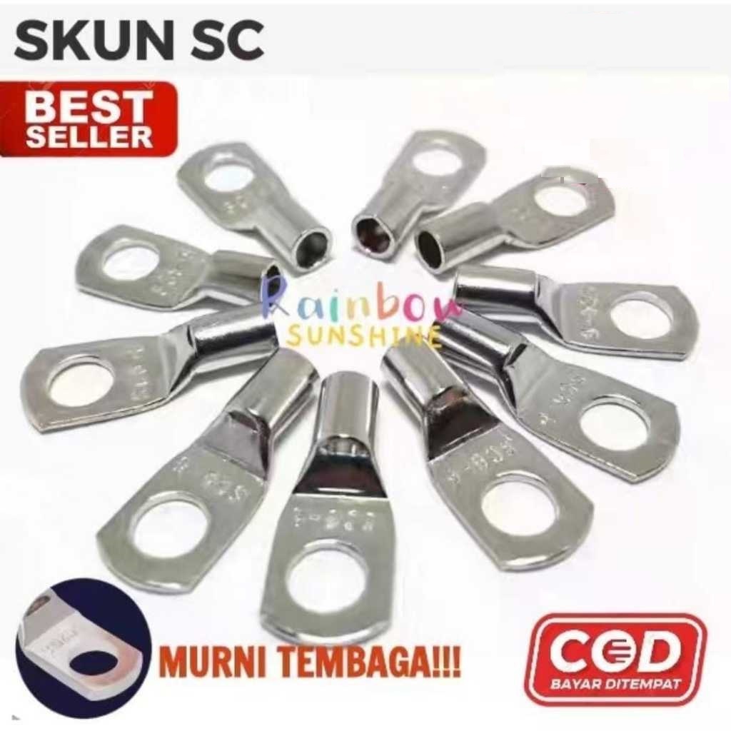 Jual Kabel Skun SC 16-8 SC 16-10 Tembaga Merah | Shopee Indonesia