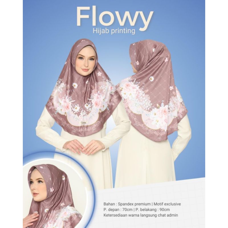 Jual Daily Hijab Instan Bergo Motif Printing Motif | Shopee Indonesia