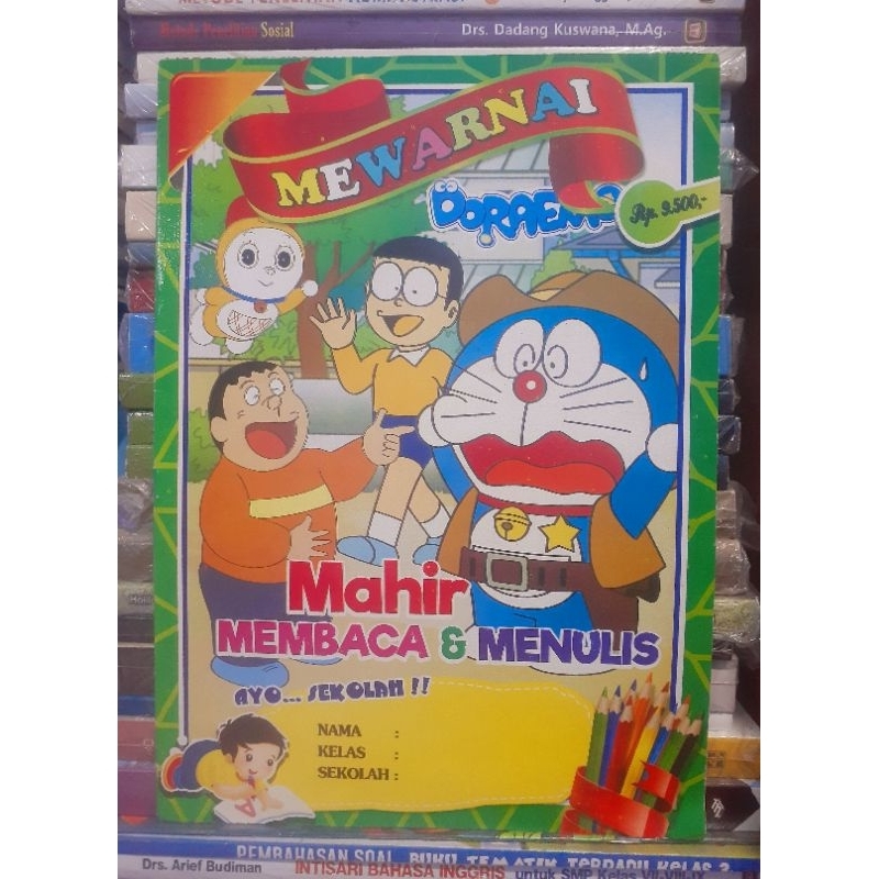 Jual Buku Mewarnai Anak Paud TK SD Kegiatan Anak Mewarnai Doraemon ...