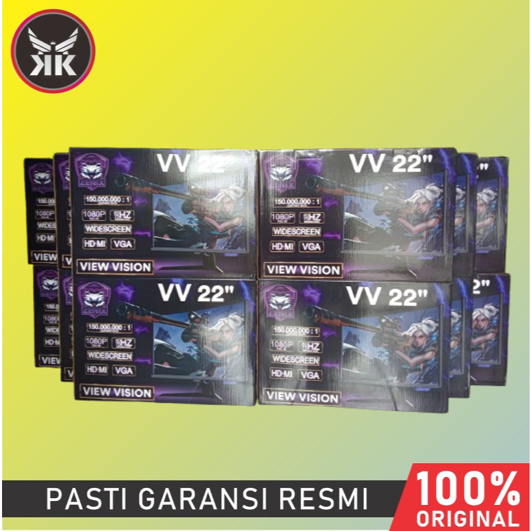 Jual MONITOR GAMING LED VIEW VISION VV22 VGA / HDMI UP TO 75HZ 22 INCH ...