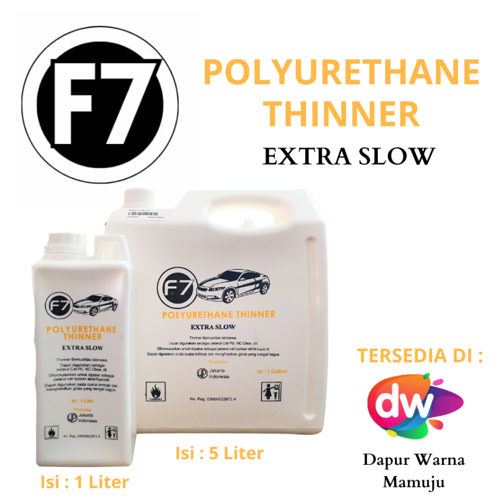 Jual [Sulsel-Sulbar] F7 Polyurethane Thinner Extra Slow (Thinner F7 Extra Slow) | Shopee Indonesia