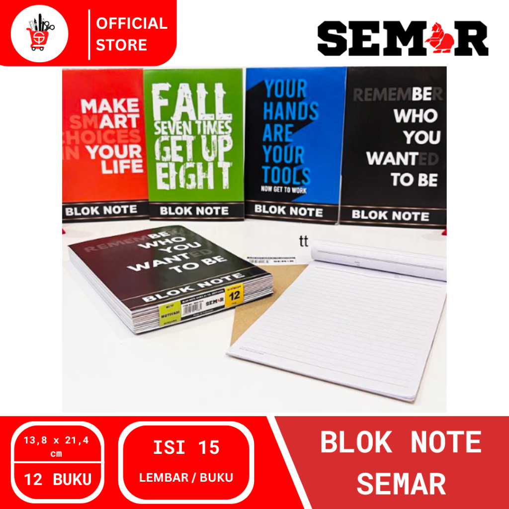 Jual Writing Pad | Note Pad | Blok Note Semar 15 Lembar (1 PCS ...