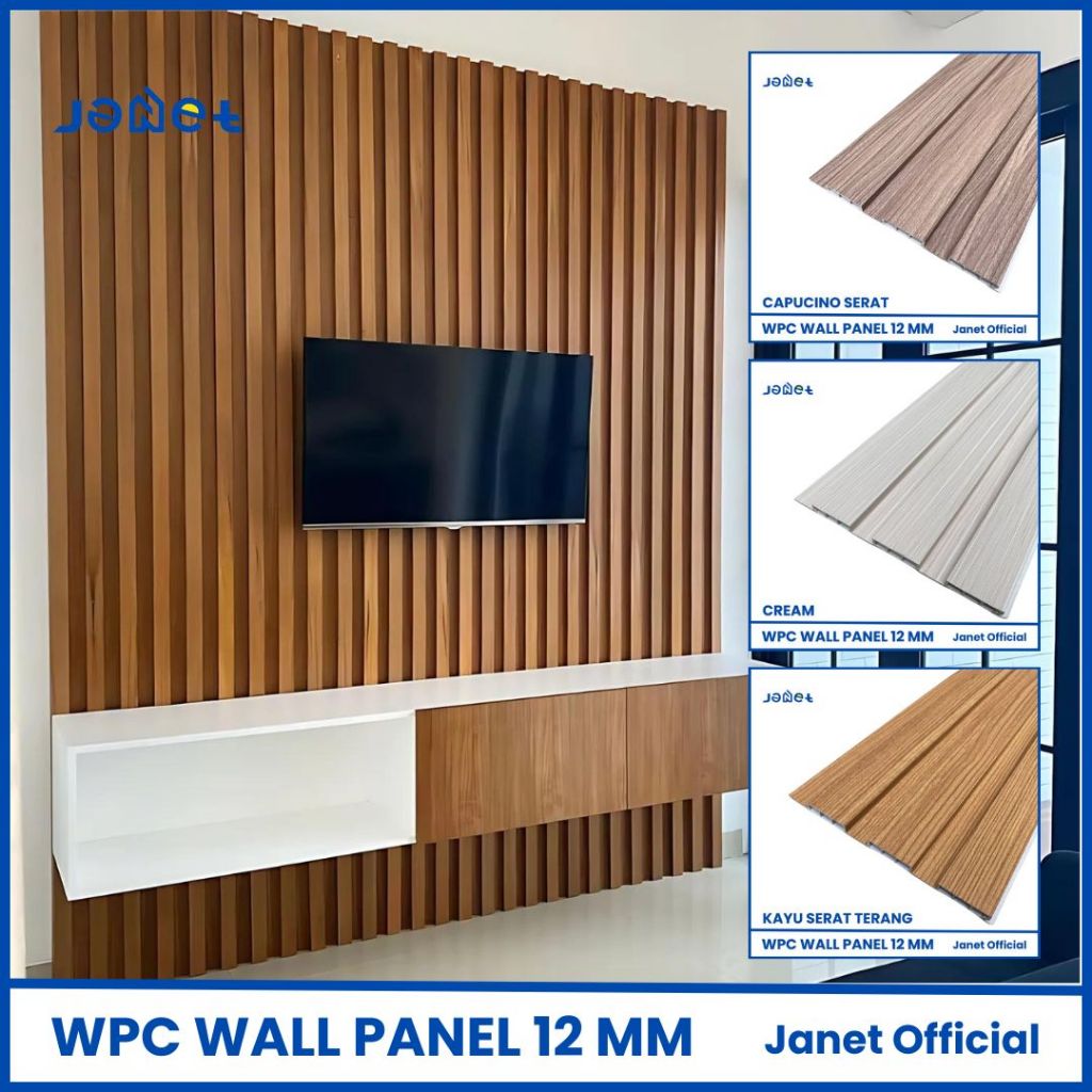Jual WPC Wall Panel 3 meter 300cm X 20cm X 1.2cm | pvc Wallpanel Wood ...