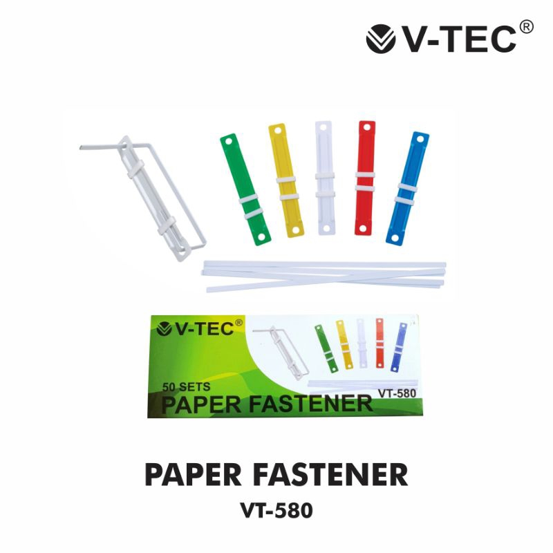 Jual V-TEC Paper Fastener Type VT-580 Warna | Shopee Indonesia