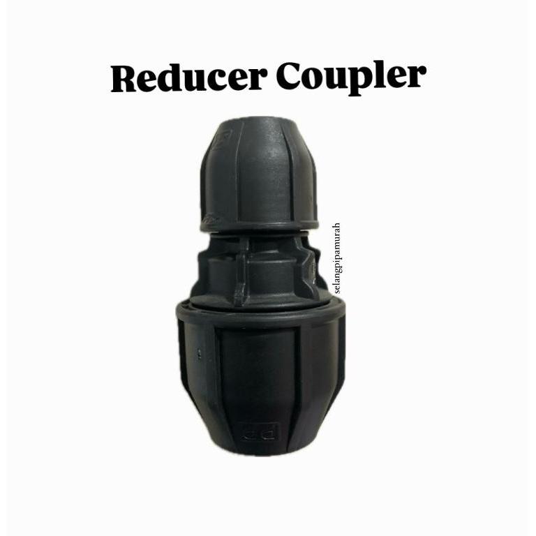 Jual SAMBUNGAN HDPE 90 MM X 75 MM ATAU REDUCER COUPLER ATAU OVER SOK 3 ...