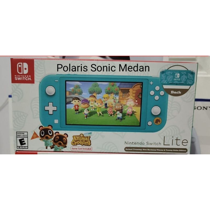 Jual Nintendo Switch Lite Animal Crossing Edition Turqoise Blue Timmy ...