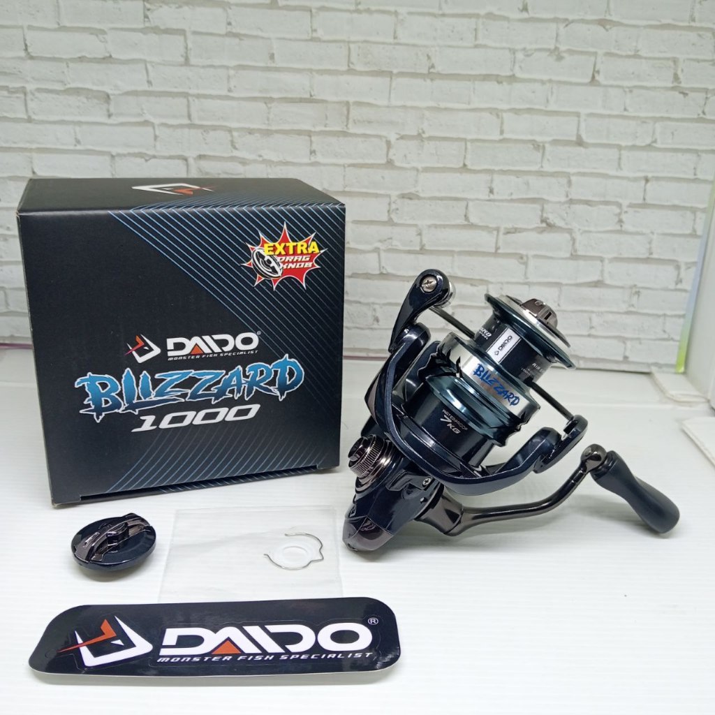 Jual Reel DAIDO BLIZZARD Power Handle Kualitas SW (Bonus Drag Knob ...