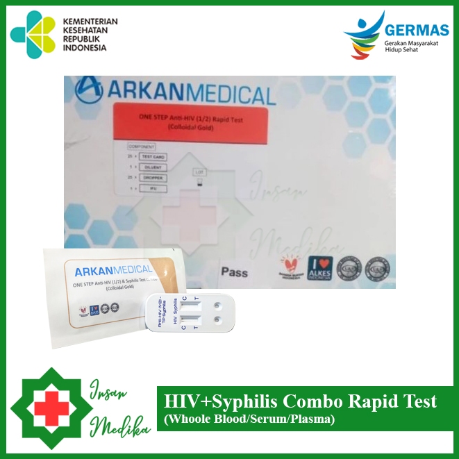 Jual HIV+Syphilis Test Combo WB Arkan (AKD) Isi 25 | Shopee Indonesia