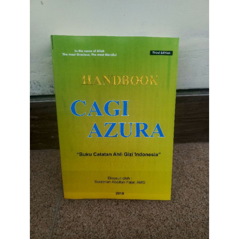 Jual HANDBOOK CAGI AZURA Buku catatan ahli gizi Indonesia Thn 2019 | Shopee Indonesia