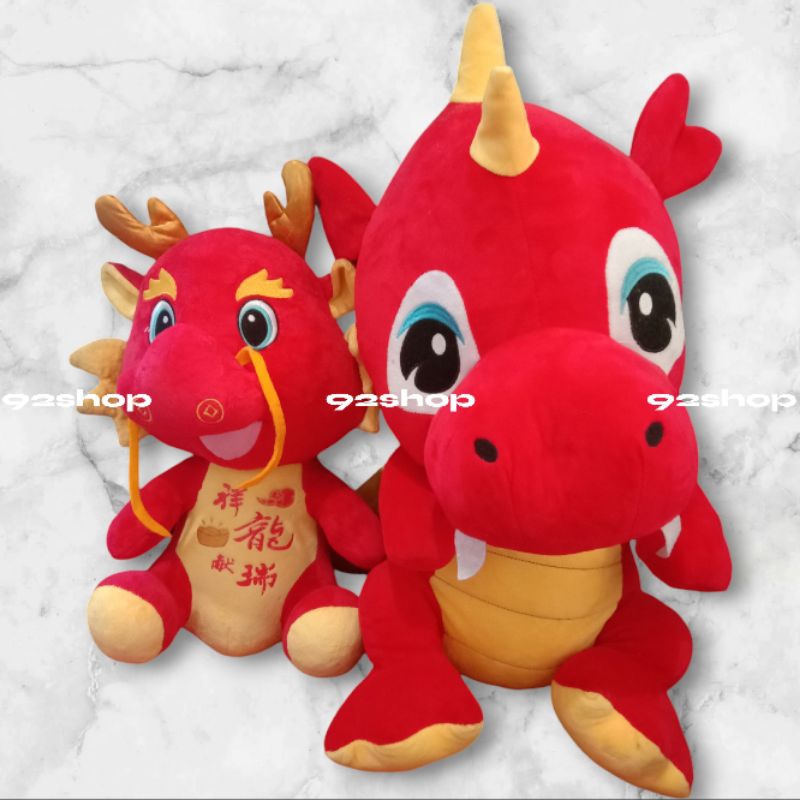 Jual Boneka naga jumbo 80 CM | boneka shio naga 60 CM | boneka dragon ...