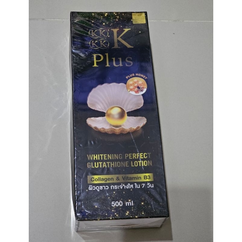 Jual 4K PLUS 5X Whitening Perfect Glutathione Lotion 500ML Original ...