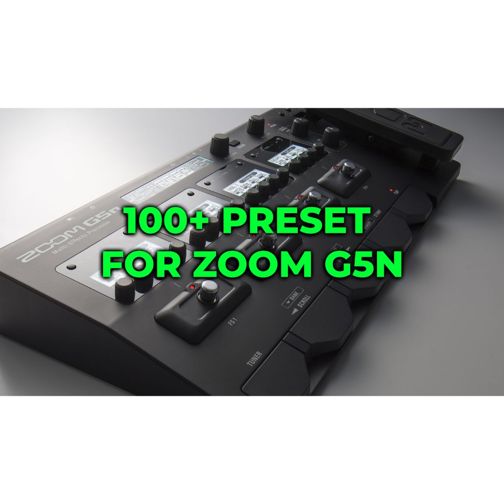 Jual ZOOM G5N PRESET ALL GENRE | Shopee Indonesia