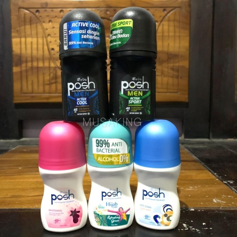Jual Posh Deodorant Roll On 50ml | Shopee Indonesia