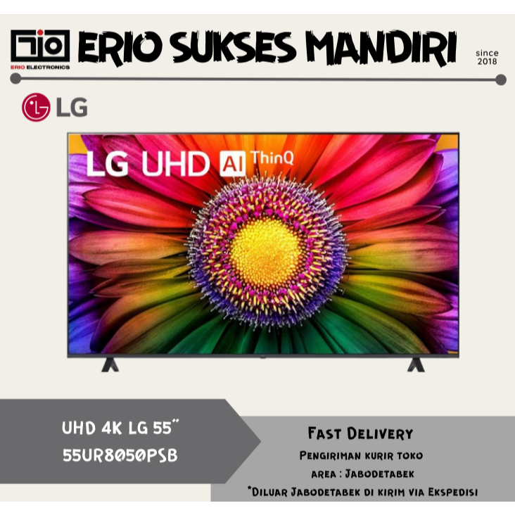 Jual LG 55UR8050 4K Smart UHD AI ThinQ® TV 55 Inch 55UR8050PSB | Shopee ...