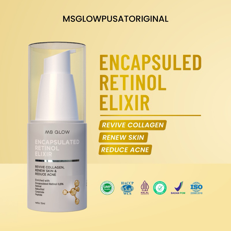 Jual MS GLOW - ENCAPSULED RETINOL ELIXIR - 15 ML - ORIGINAL 100% BPOM ...