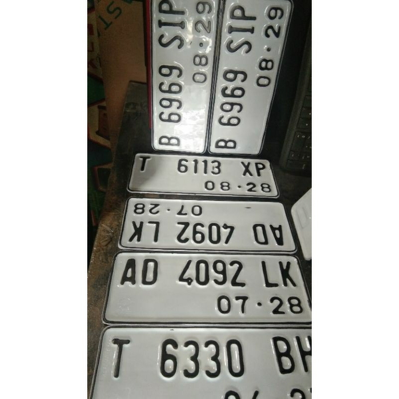 Jual Plat motor standart | Shopee Indonesia