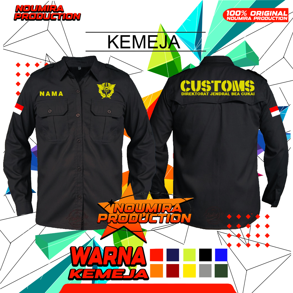 Jual KEMEJA BEA CUKAI - KEMEJA PDH PDL BEA CUKAI - KEMEJA CUSTOM BEBAS ...