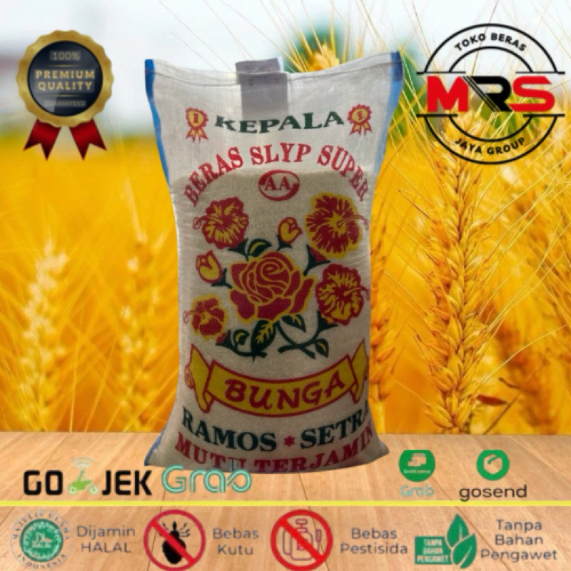 Jual BERAS SLYP SUPER CAP BUNGA 5KG,10KG&20KG | Shopee Indonesia